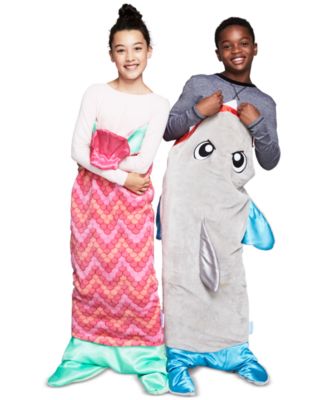 Snuggie Tails Soft Cuddly Throw Blanket, Shark Tail - Macy's