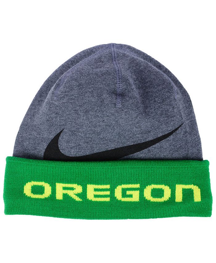 Nike Oregon Ducks Training Beanie Knit Hat - Macy's