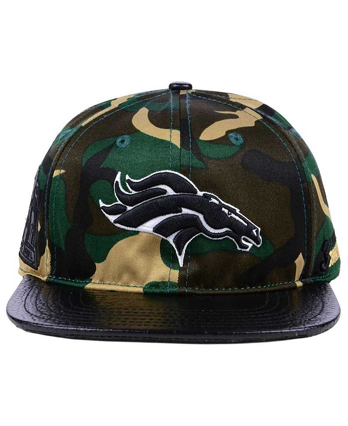 Pro Standard Denver Broncos Woodland Strapback Cap - Macy's