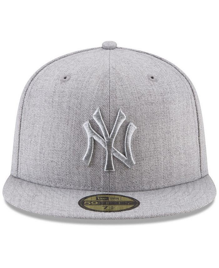 New Era New York Yankees Pure Silver 59FIFTY Fitted Cap - Macy's