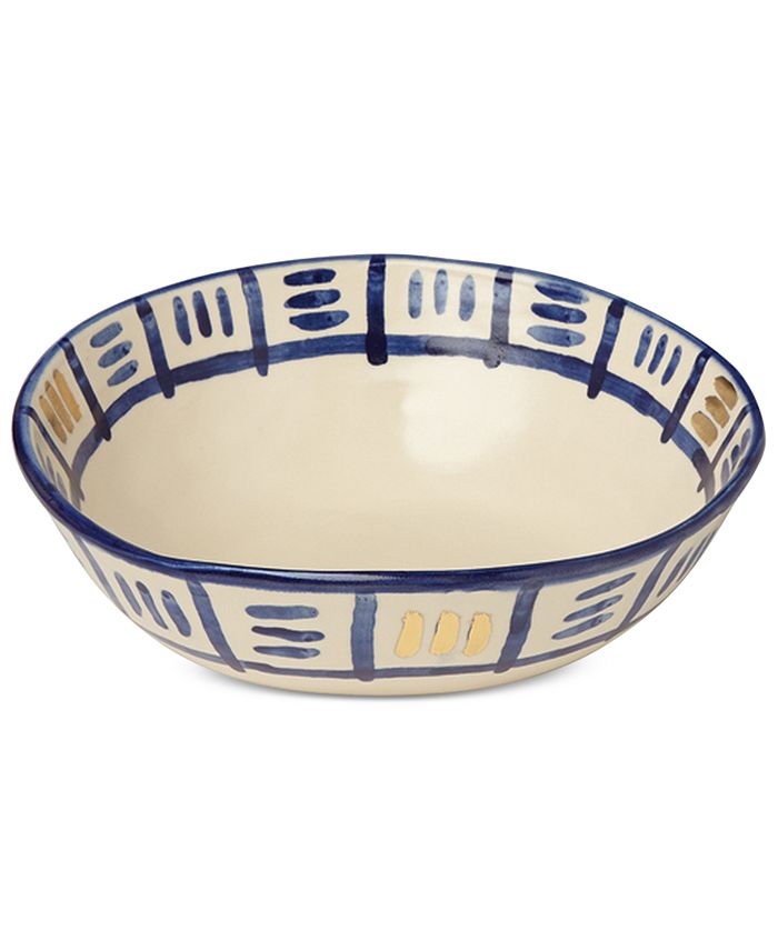 Crafted by Wainwright Lenox-Wainwright Pompeii Blu Sky Medium Serving ...