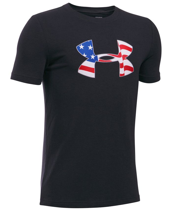 Under Armour Logo-Print T-Shirt, Big Boys - Macy's