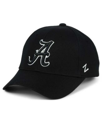 Zephyr Alabama Crimson Tide Black & White Competitor Cap - Macy's