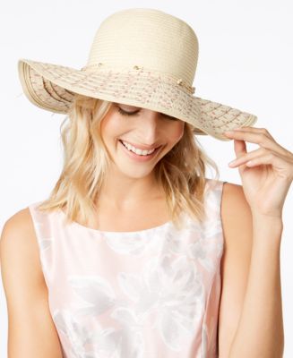 I.N.C. Beaded Floppy Hat, Created for Macy's - Macy's