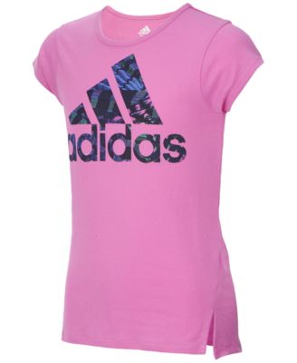 adidas Logo-Print T-Shirt, Little Girls - Macy's