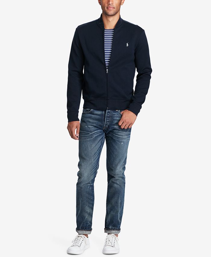 Polo Ralph Lauren Men's Big & Tall Double-Knit Bomber Jacket - Macy's
