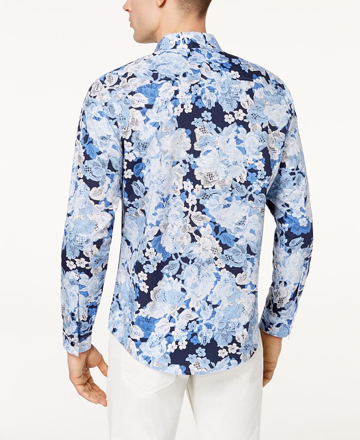 INC International Concepts I.N.C. Men's Floral Shirt, Created for Macy ...