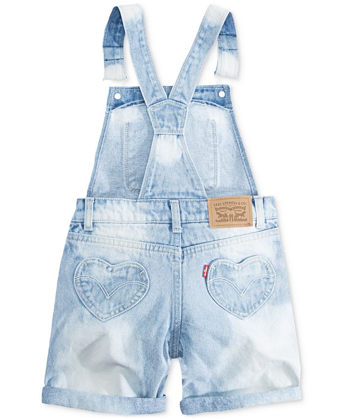Levi's Cotton Summer Love Shortall, Little Girls - Macy's