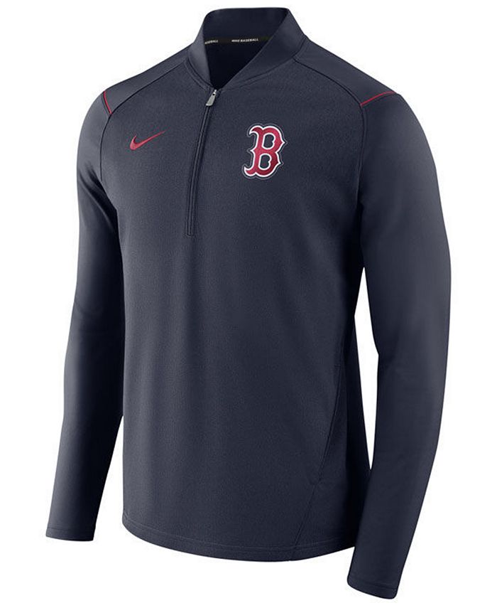Nike Men's Boston Red Sox Dry Elite Half-Zip Pullover - Macy's