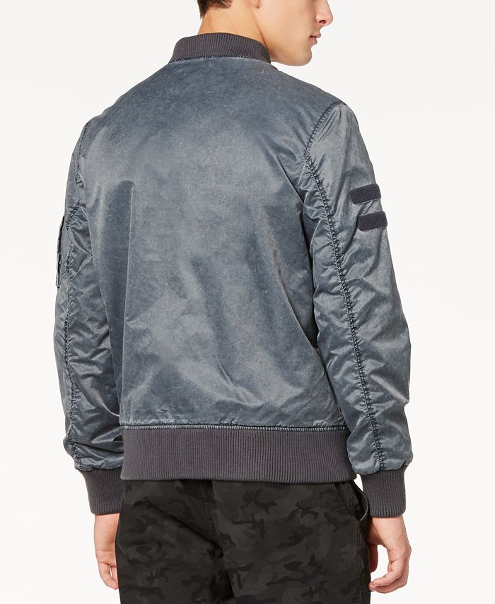 American Rag Men's Washed Nylon Bomber Jacket, Created for Macy's - Macy's