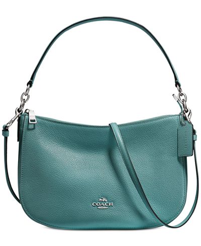 COACH Chelsea Crossbody in Pebble Leather - Handbags & Accessories - Macy's