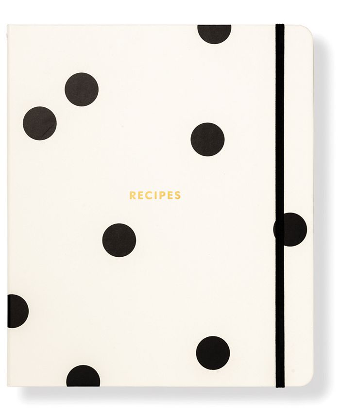 kate spade new york Recipe Book, Deco Dot - Macy's