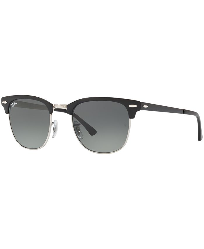 Ray-Ban Sunglasses, RB3716 CLUBMASTER METAL - Macy's