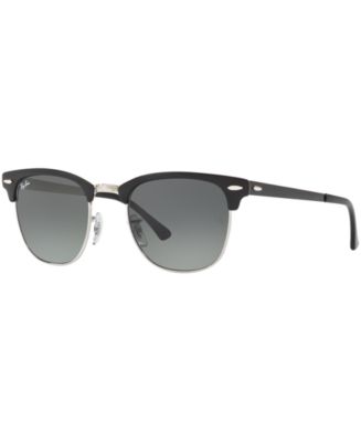 Ray-Ban Sunglasses, RB3716 CLUBMASTER METAL - Macy's