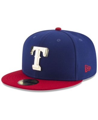 New Era Texas Rangers Golden Finish 59FIFTY Fitted Cap - Macy's