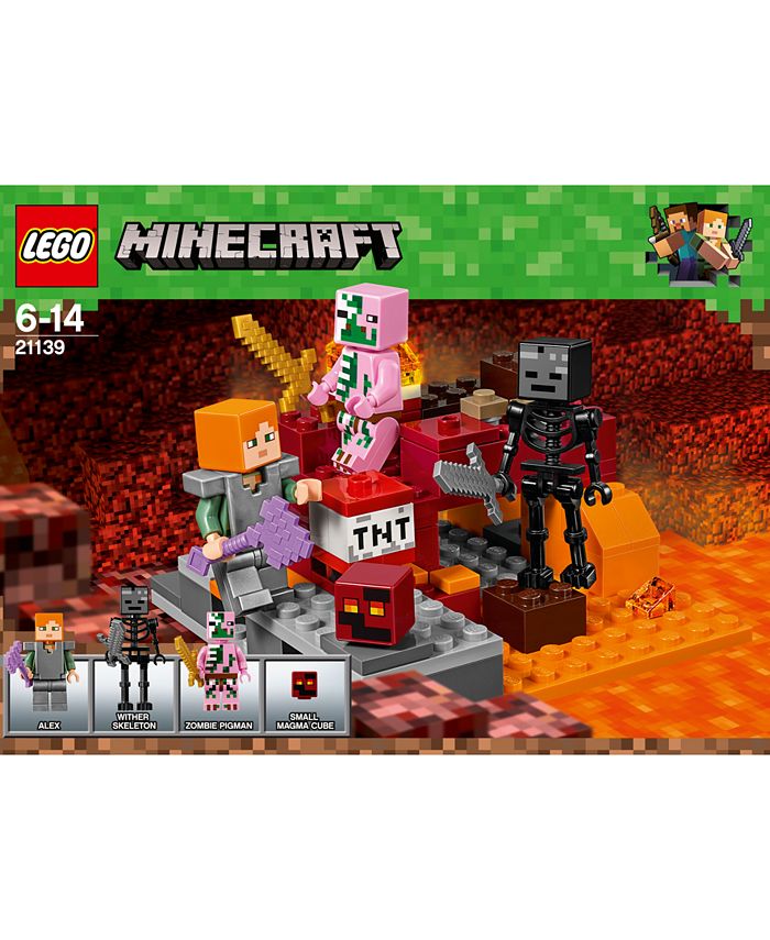 LEGO® Minecraft The Nether Fight 21139 - Macy's