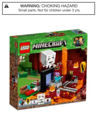 LEGO® Minecraft The Nether Portal Set 21143 - Macy's