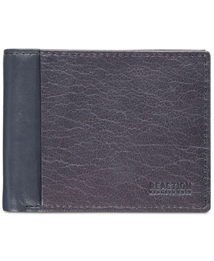 Kenneth Cole Reaction Men's Textured Leather Passcase Wallet - Macy's