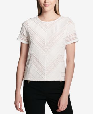 Calvin Klein Lace Top - Macy's