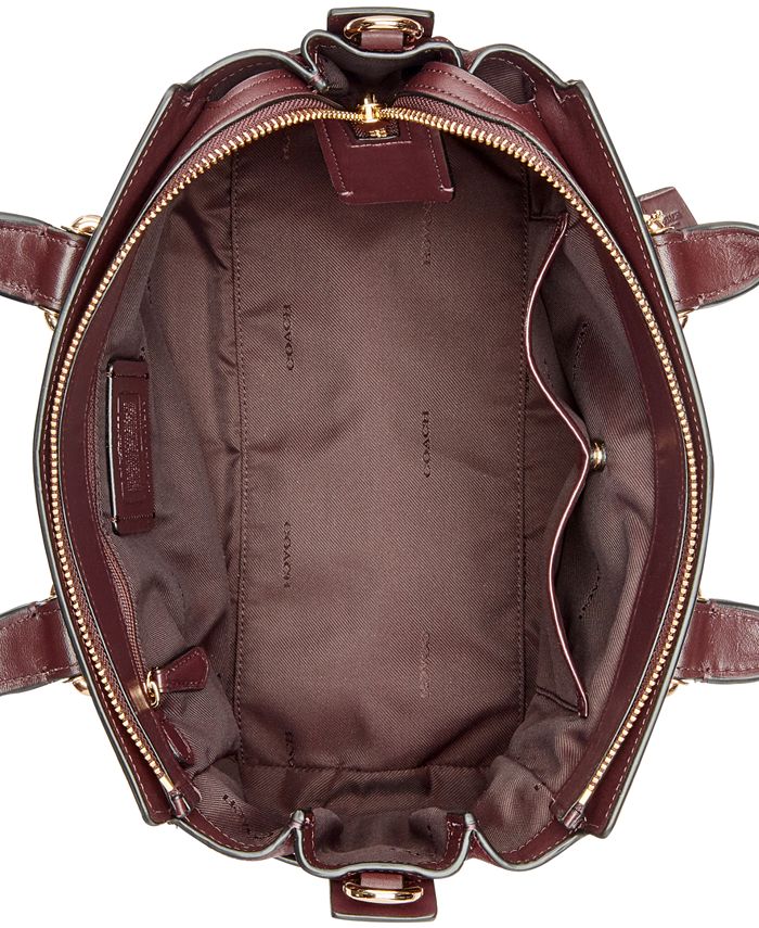 COACH Swagger 27 in Pebble Leather - Macy's