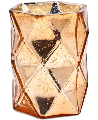 Godinger Copper-Colored Crystal Vase - Macy's