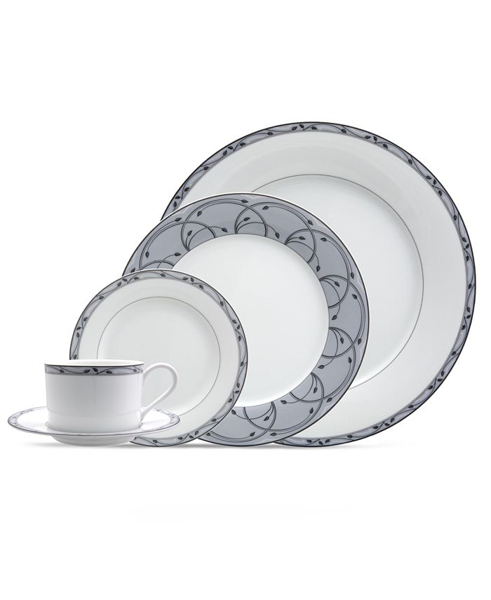 Nikko Dinnerware, Perennial Gray 5 Piece Place Setting - Macy's