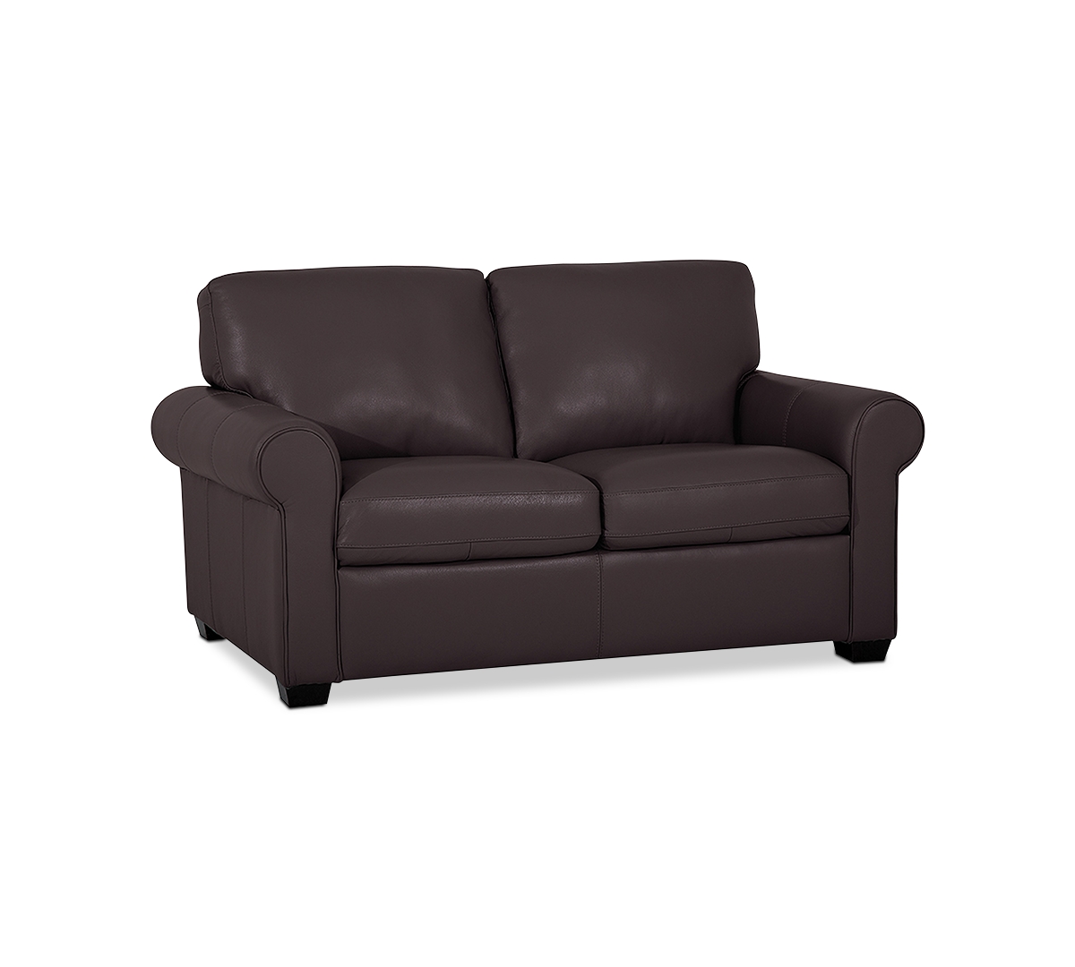 Click here for Orid 59 Leather Roll Arm Loveseat  Created for Mac... prices