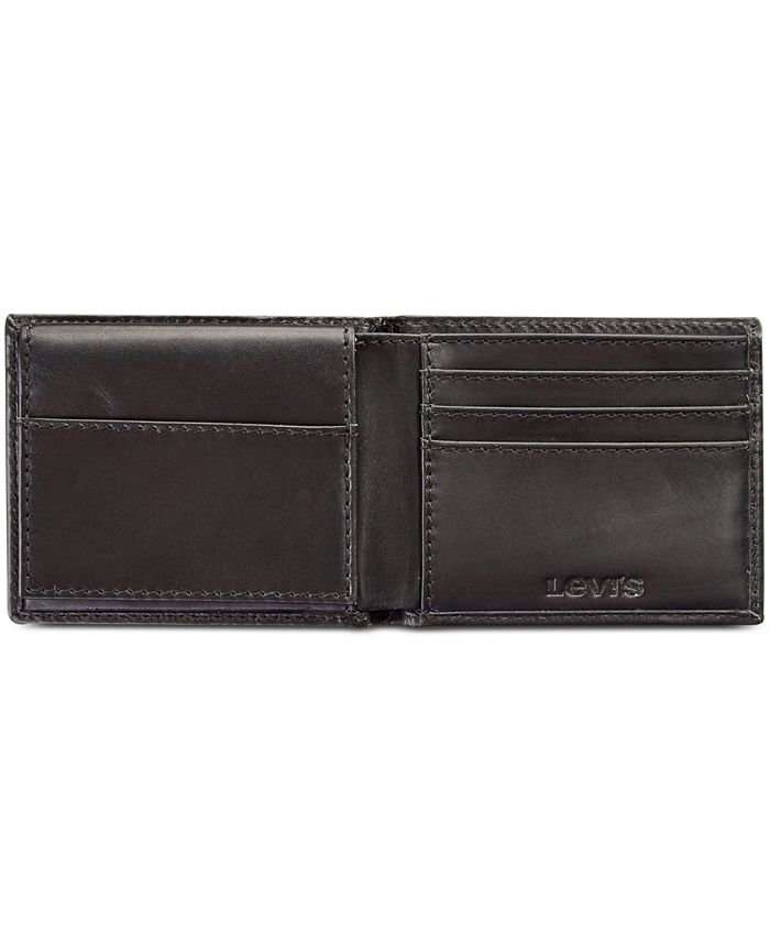 Levi's Men's RFID Bifold Leather Wallet - Macy's