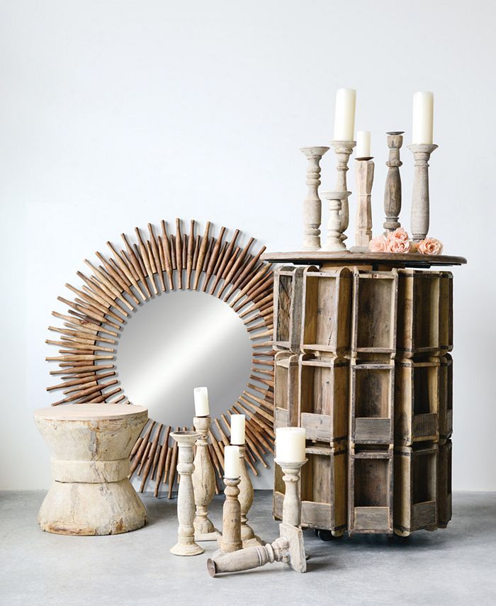 3R Studio Round Wood Rolling Pins Mirror & Reviews - All Mirrors - Home ...