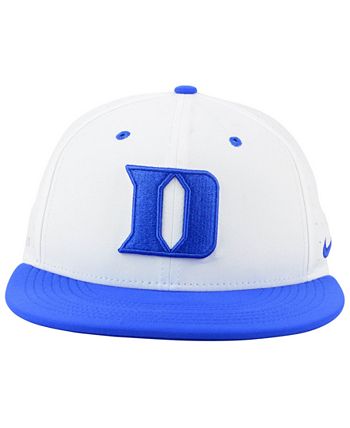 Nike Duke Blue Devils Aerobill True Fitted Baseball Cap - Macy's