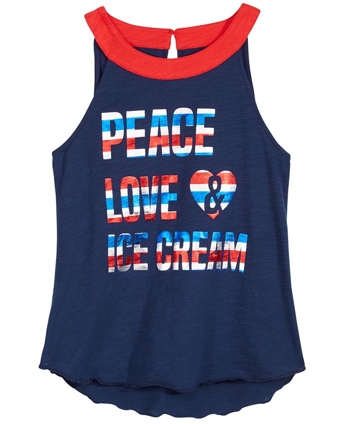 Epic Threads Graphic-Print Tank Top, Big Girls, Created for Macy's - Macy's