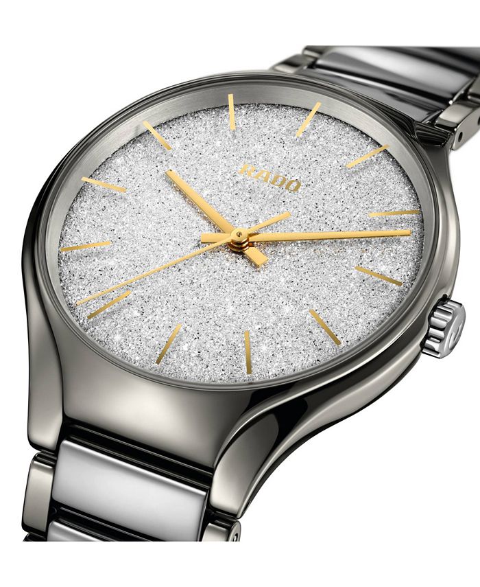 Rado LIMITED EDITION Unisex Swiss Automatic True Blaze Stainless Steel ...