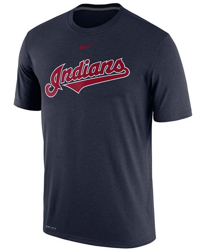 Nike Men's Cleveland Indians Legend Wordmark 1.5 T-Shirt - Macy's