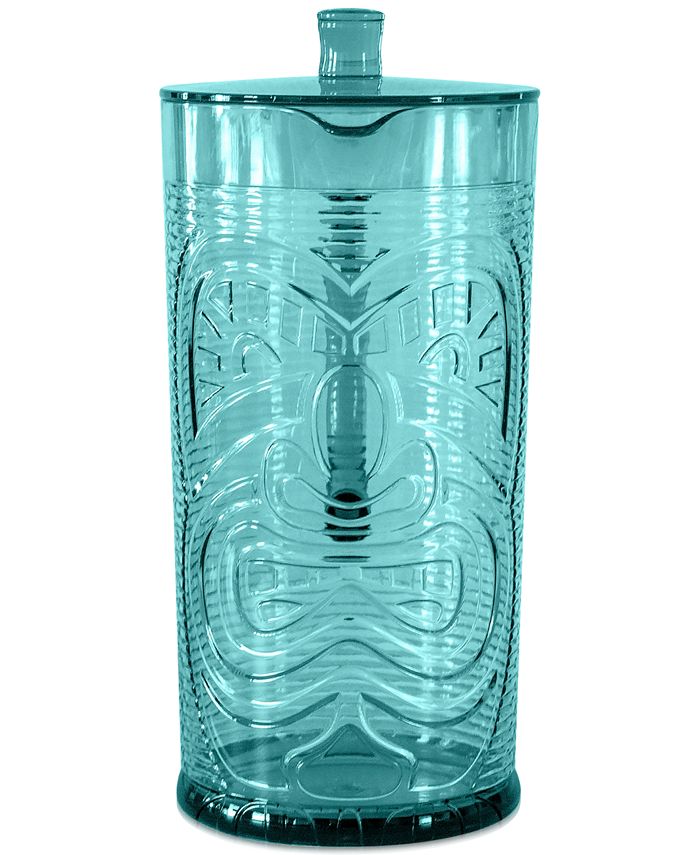 TarHong Tiki Pitcher with Lid, 85 oz., Premium Plastic, Set of 1 - Macy's
