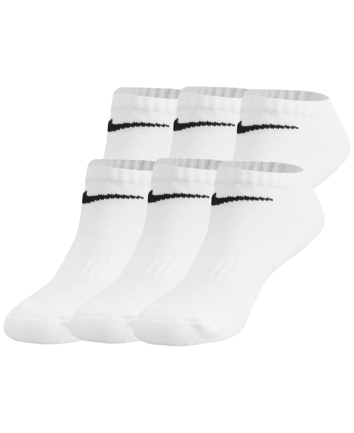 Click here for Nike Little Kids 6-Pk. No-Show Socks - White prices