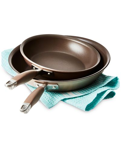 Anolon Advanced Bronze Nonstick 10" & 12" Skillet Set - Cookware ...