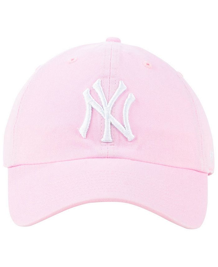 '47 Brand New York Yankees Pink CLEAN UP Cap - Macy's