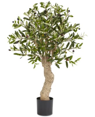 Nearly Natural 30" Artificial Olive Tree - Macy's