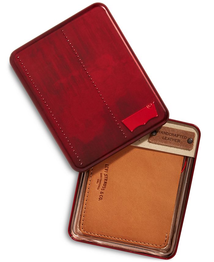 Levi's Men's Leather Slimfold Wallet - Macy's