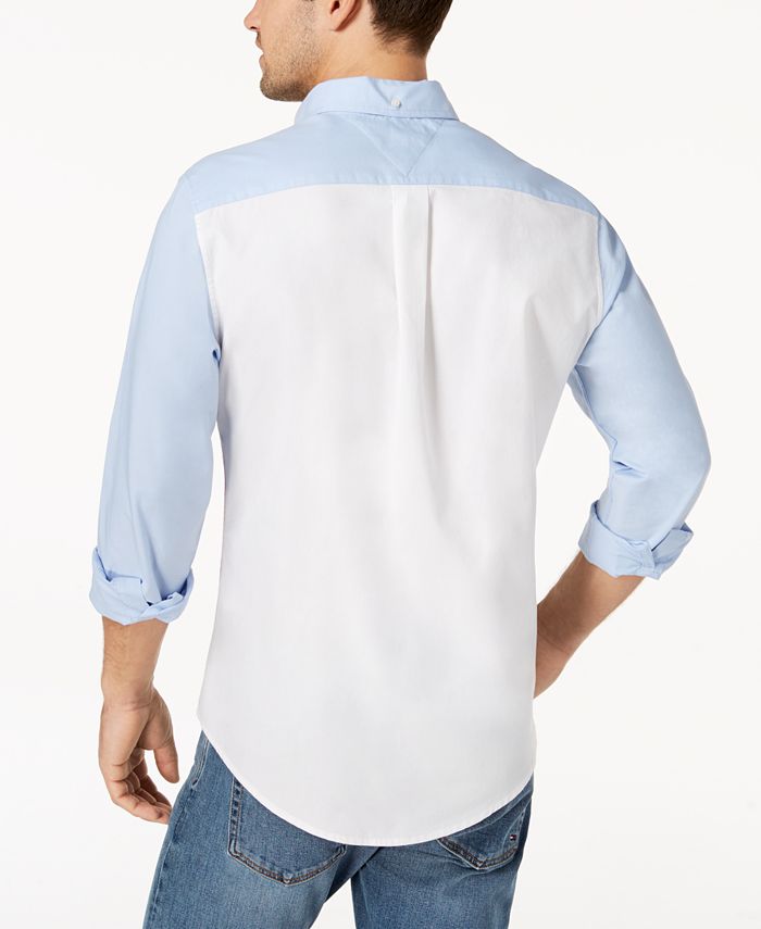 Tommy Hilfiger Men's City Colorblocked Shirt, Created for Macy's - Macy's