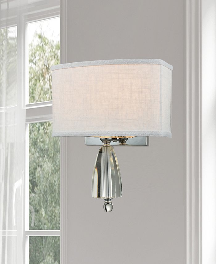 Dale Tiffany Abbott Crystal Wall Sconce - Macy's