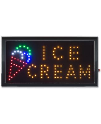 Ice Cream Lighted Neon Electric Display Sign with Animation & Energy ...
