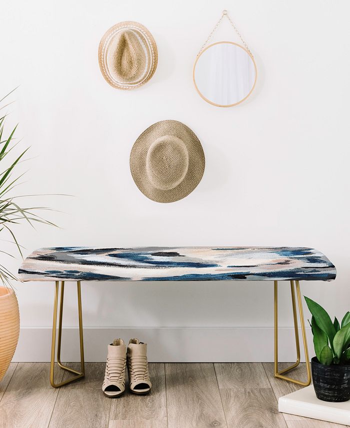 Deny Designs Laura Fedorowicz Parchment Abstract One Bench - Macy's