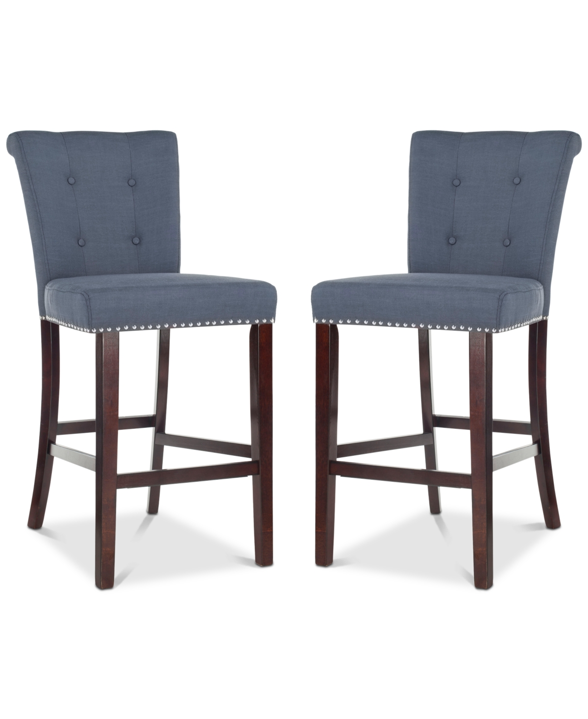 Click here for Oston Bar Stool (Set Of 2) - Blue prices