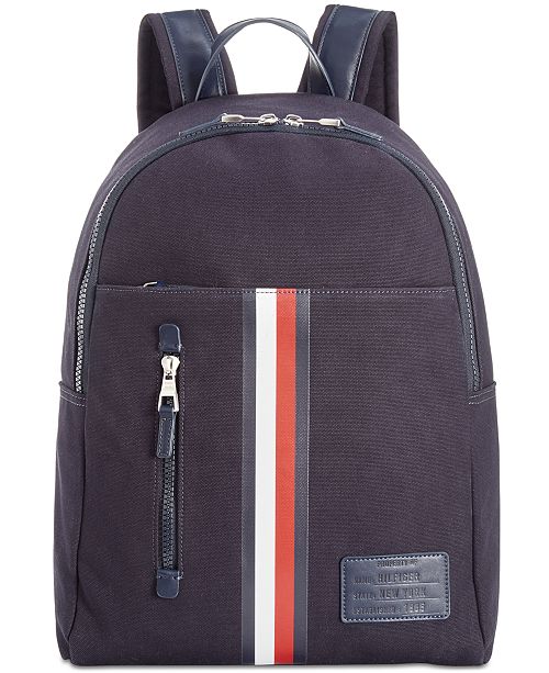 Tommy Hilfiger Men's Harrison Canvas Backpack & Reviews - All ...