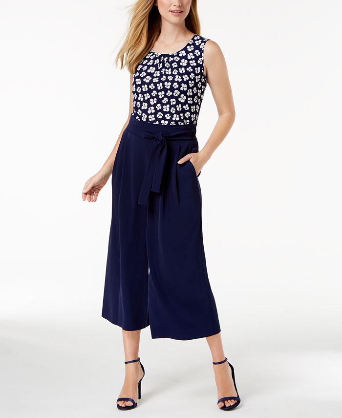 Anne Klein Printed Shell - Macy's