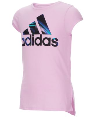 adidas Toddler Girls Logo-Print T-Shirt - Macy's