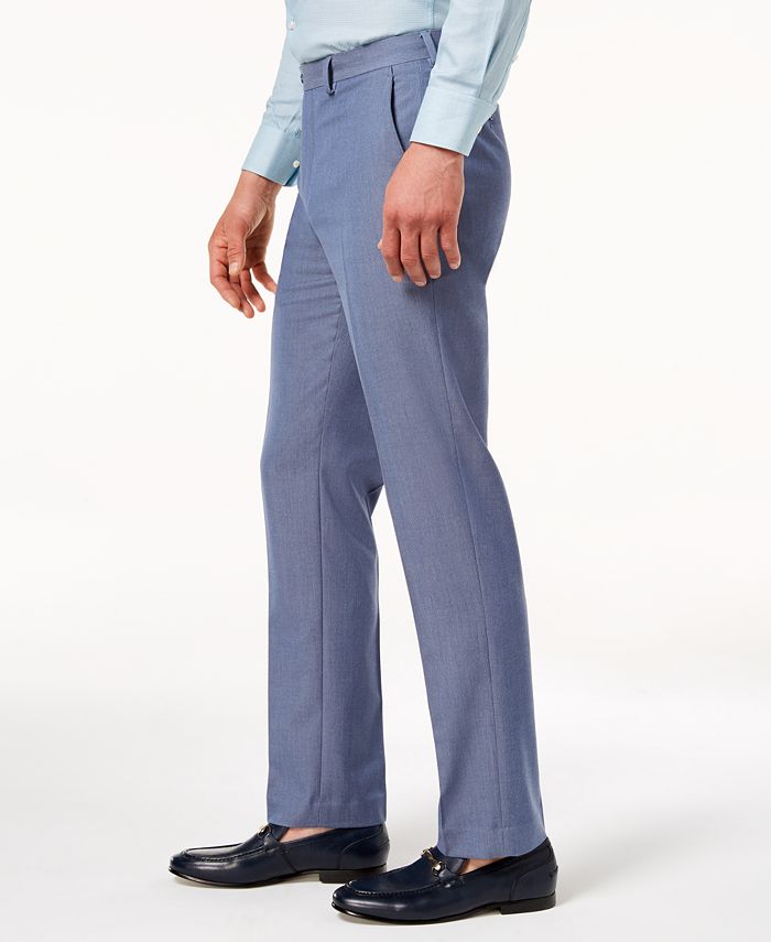 Sean John CLOSEOUT! Men's Slim-Fit Stretch Light Blue Suit Pants - Macy's