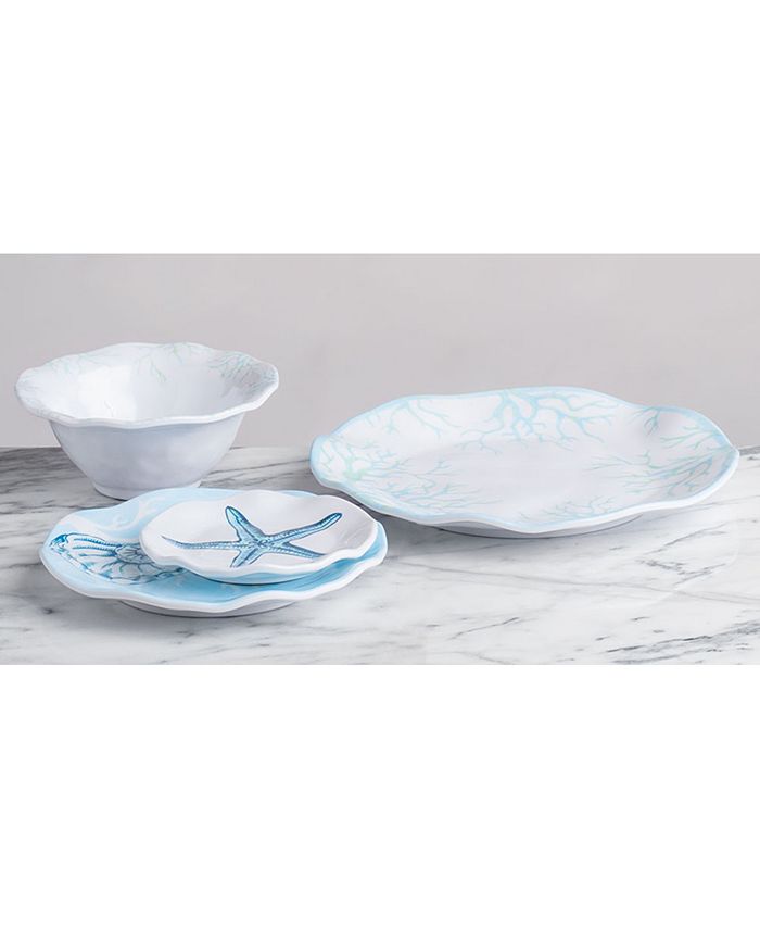 Q Squared Captiva Melamine Dinnerware Collection - Macy's