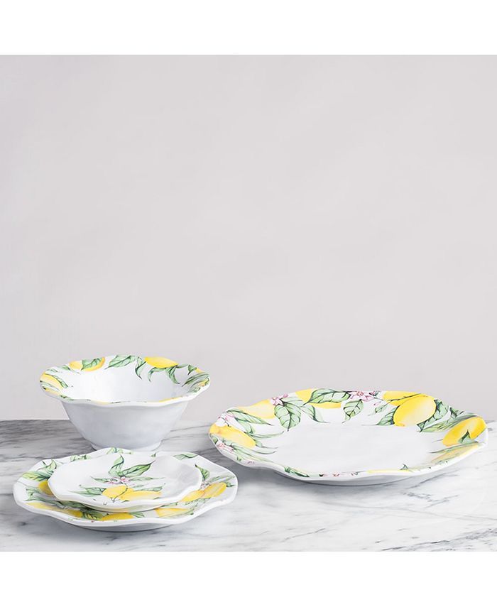 Q Squared Limonata Melamine Dinnerware Collection - Macy's